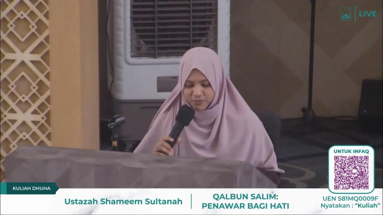 Kuliah Ustazah Shameem Sultanah - 30 Oktober 2023 - YouTube