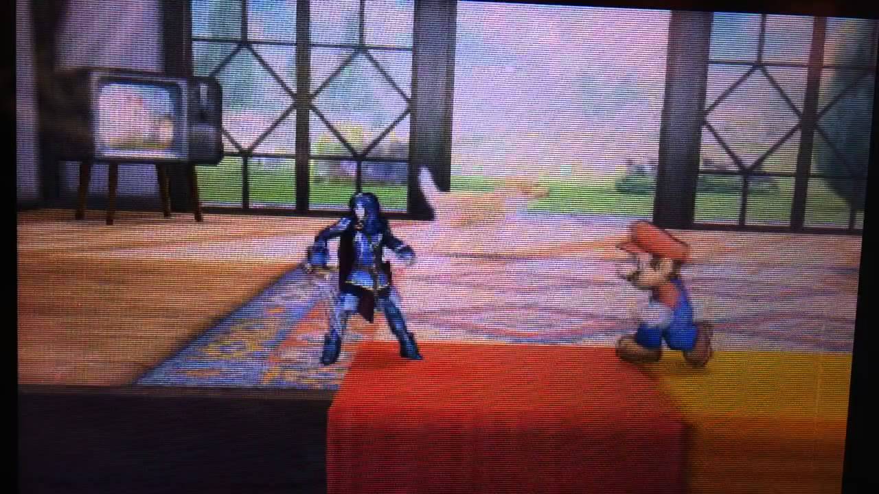 Super Smash Bros 3DS Mario vs Lucina combo nauta - YouTube