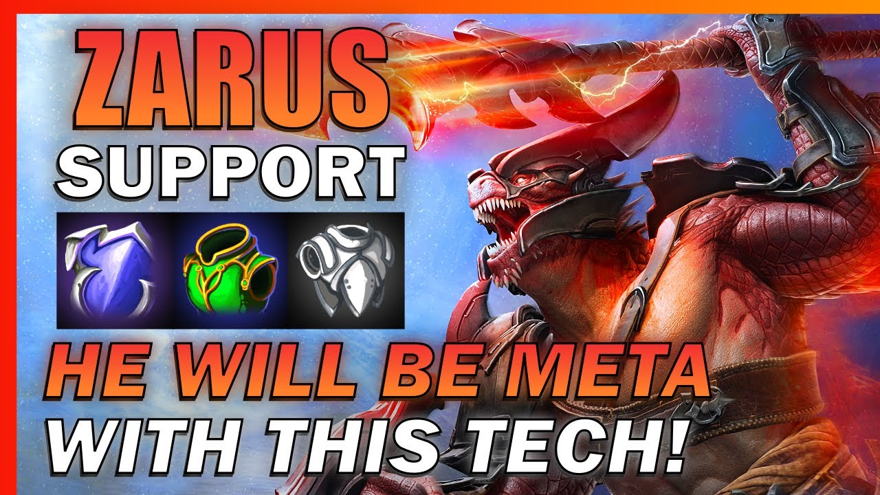Zarus is going to be a META PICK in SUPPORT with THIS TECH ...