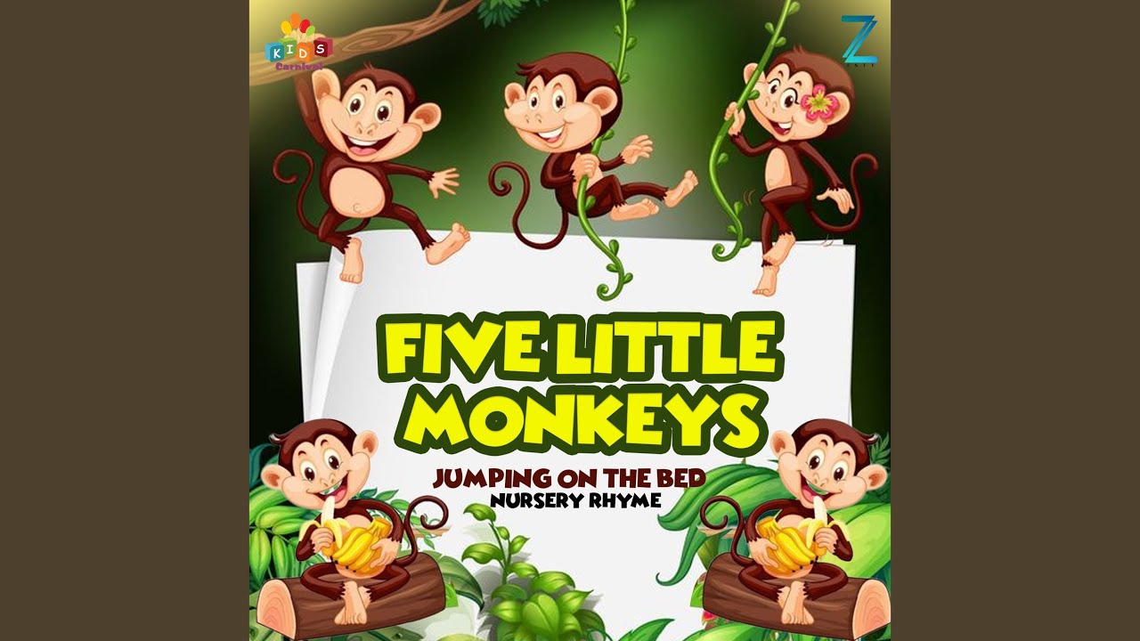Five Little Monkeys Jumping On The Bed (Nursery Rhymes) - YouTube