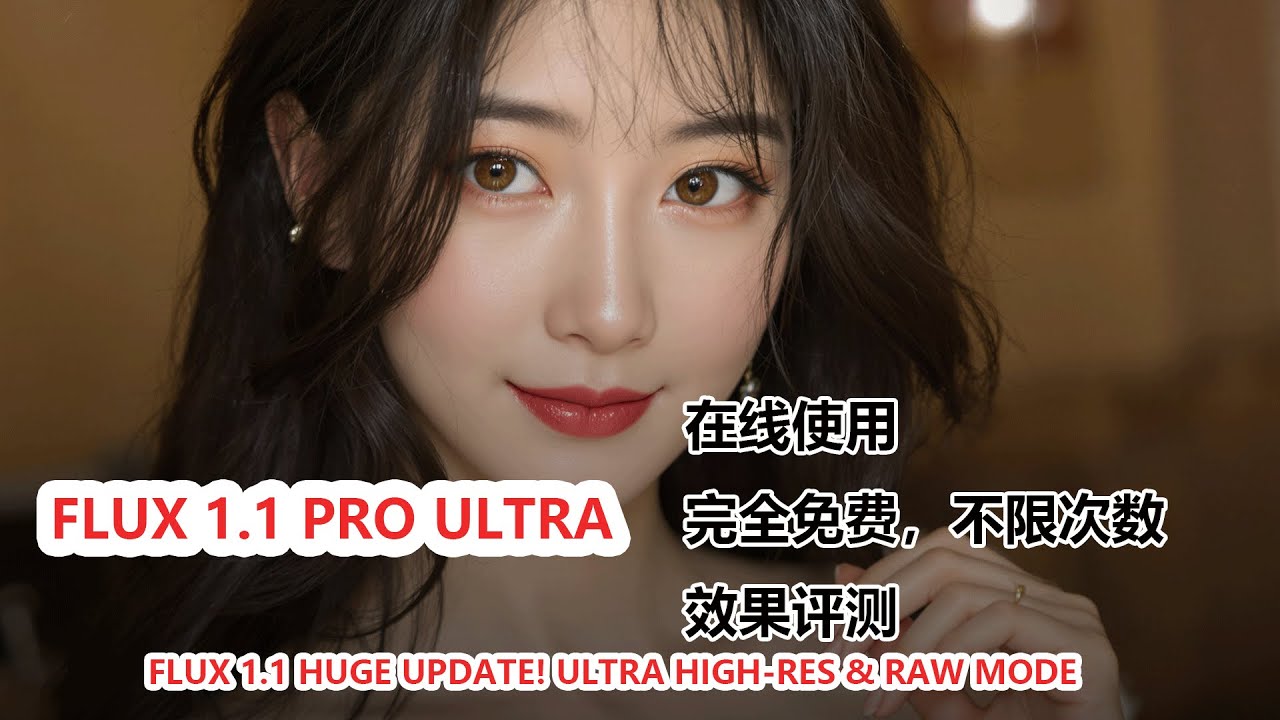 Flux 1.1 Ultra 高清 模式深度体验！|Flux 1.1 HUGE Update! Ultra High-Res & Raw ...