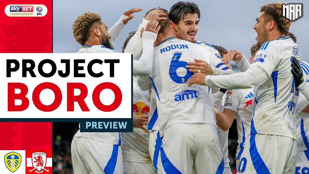 CAN BORO BEAT THE BEST TEAM IN THE LEAGUE? | Leeds United vs ...