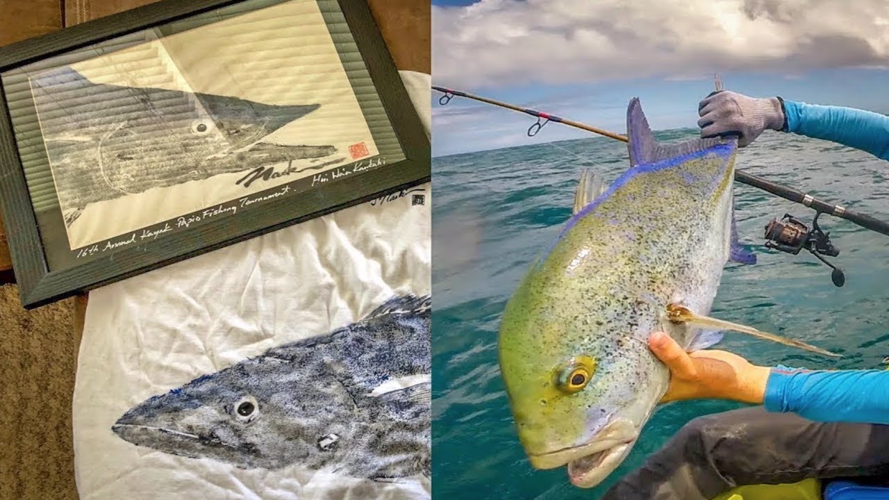 My BIGGEST Bluefin Trevally + Vomiting blue line snapper | Papio ...