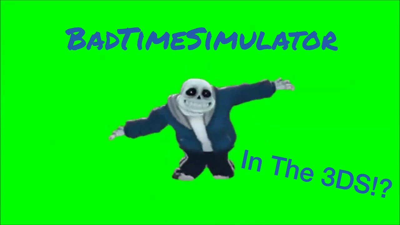 Playing Bad Time Simulator In A 3ds - YouTube