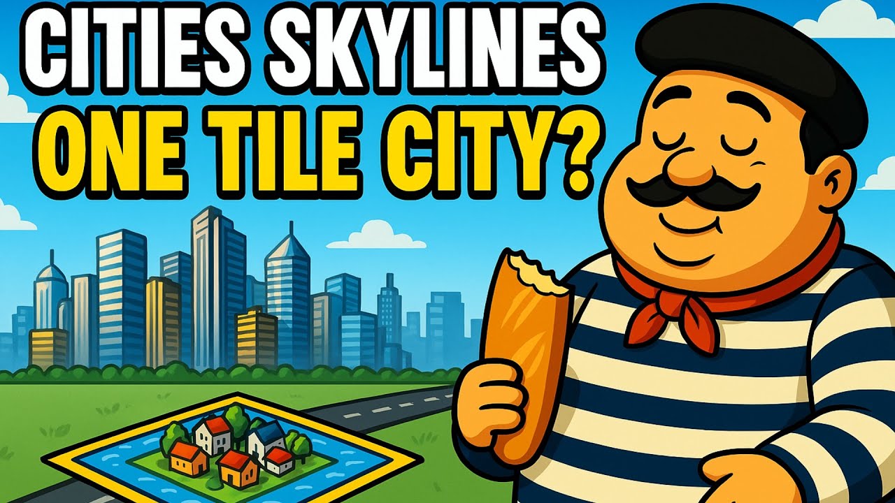 MAKING the PERFECT ONE TILE CITY in CITIES SKYLINES ! - YouTube
