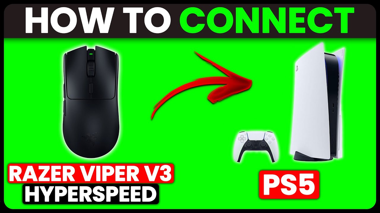 How To Connect Razer Viper V3 Hyperspeed To PS5 (How To Pair Razer ...