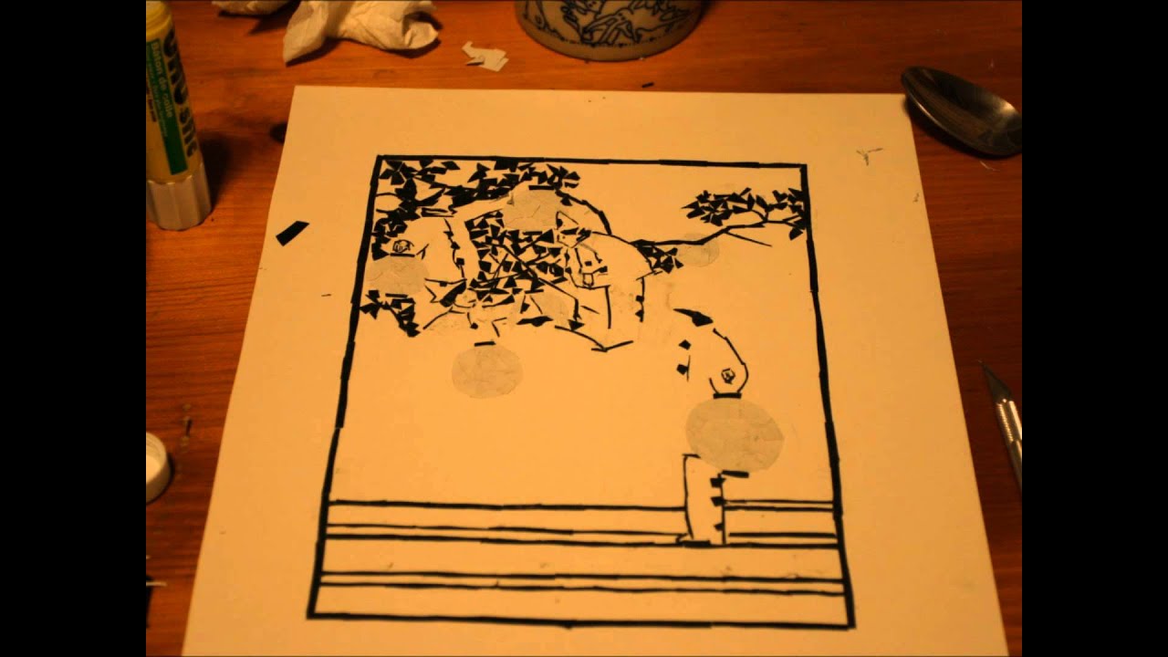 Drawing From Paper Scraps - YouTube