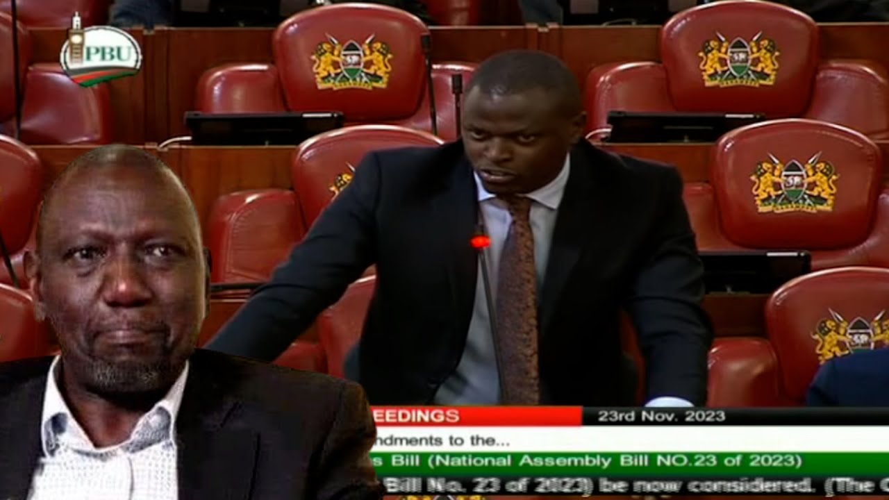 Shocked Ruto after his man Ndindi Nyoro refused to defend him in ...