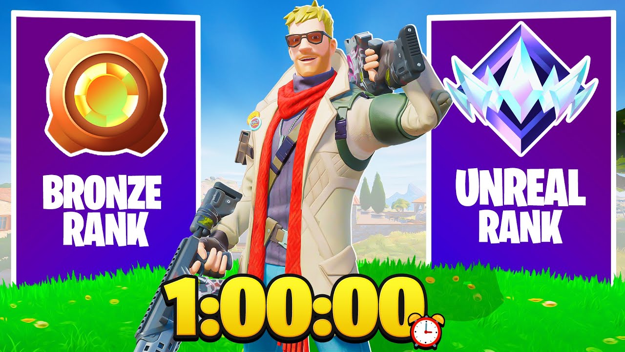 Fortnite NOOB Plays RANKED For 1 Hour (Chapter 5) - YouTube