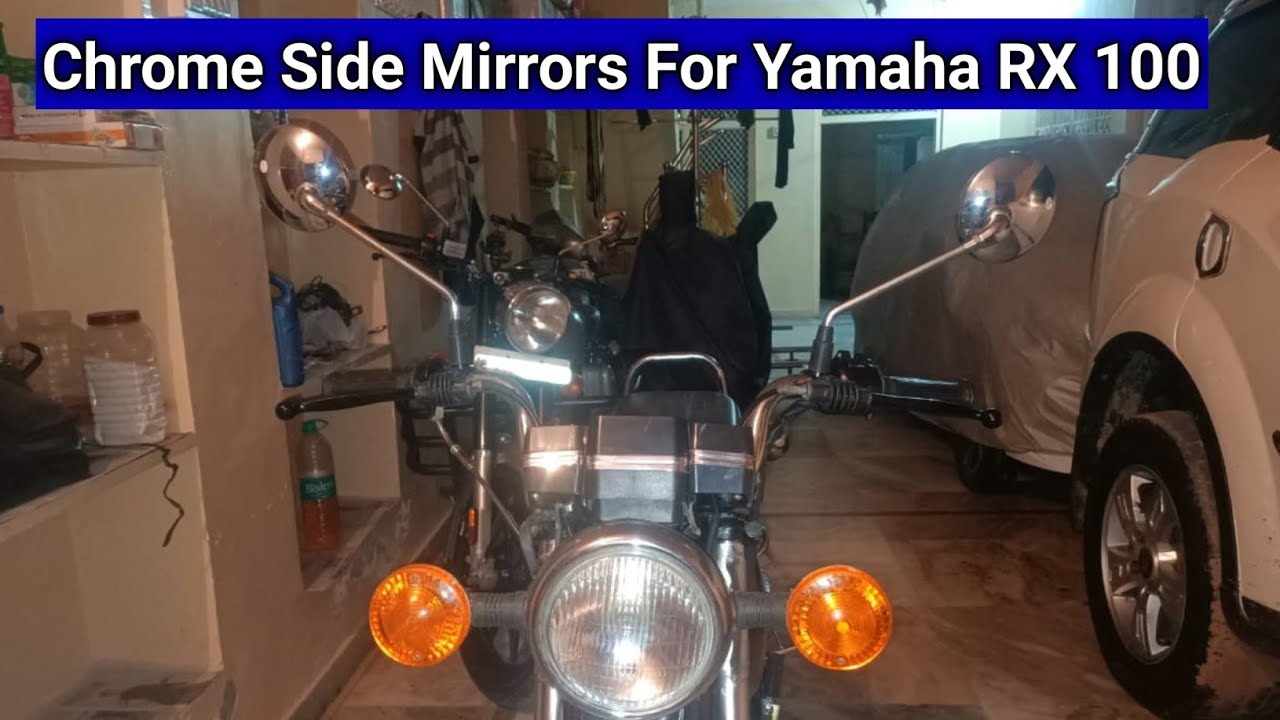 ICONIC SIDE MIRROR ASSEMBLY FOR THE ICONIC BIKE THE YAMAHA RX 100 & RX ...