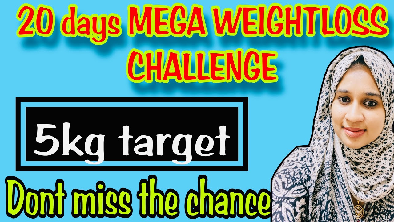 20 days MEGA CHALLENGE🔥| 5kg target| dont miss the chance 💪🔥🔥. - YouTube