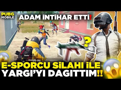 E-SPORCU SİLAHI ile YARGI DAĞITTIM!! 😱 KILL VERMEMEK İÇİN İNTİHAR ETTİ Pubg Mobile