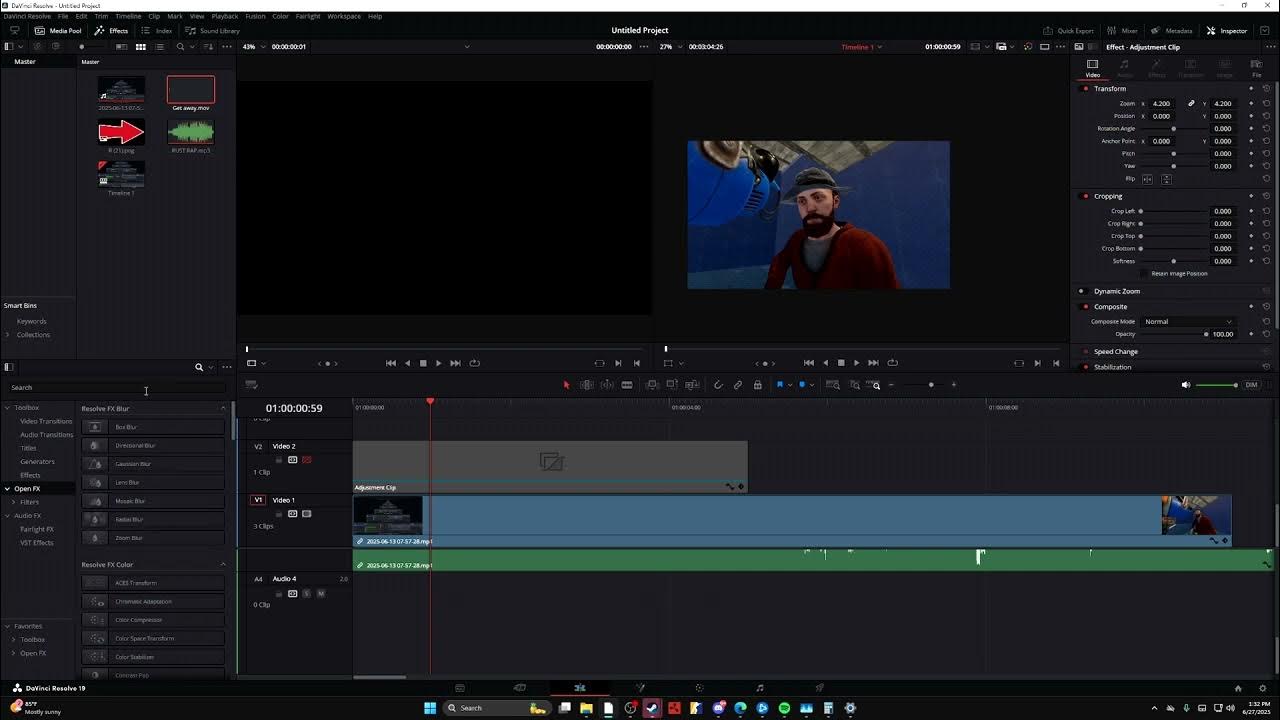 How to Add Camera Shake in DaVinci Resolve - YouTube