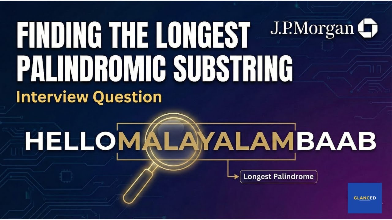 Longest Palindromic Substring Problem Solving - YouTube