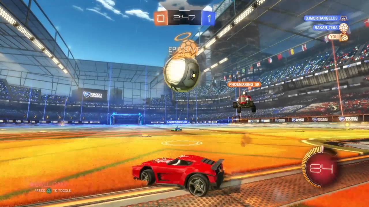 Rocket League - epic save - YouTube