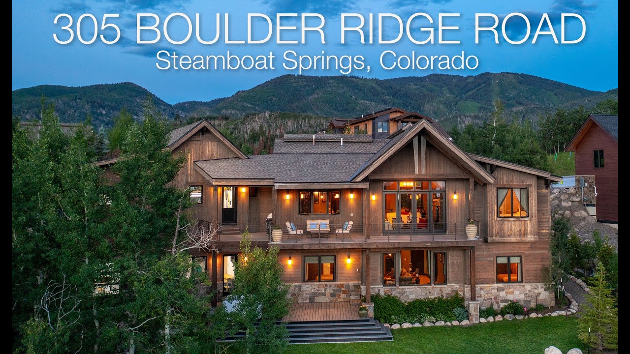 SOLD | 305 Boulder Ridge Road, Steamboat Springs, Colorado - YouTube
