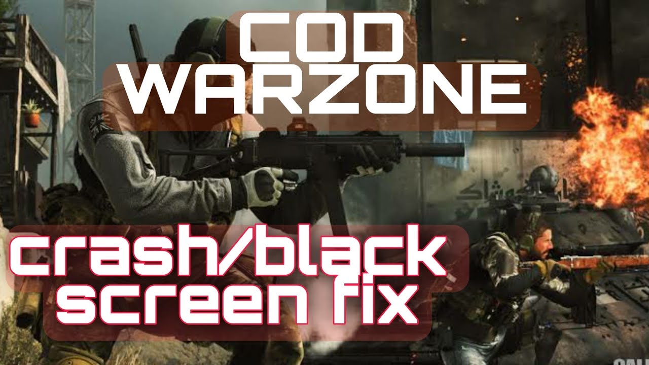 COD Warzone Black screen fix and Crash fix SEASON-3 - YouTube