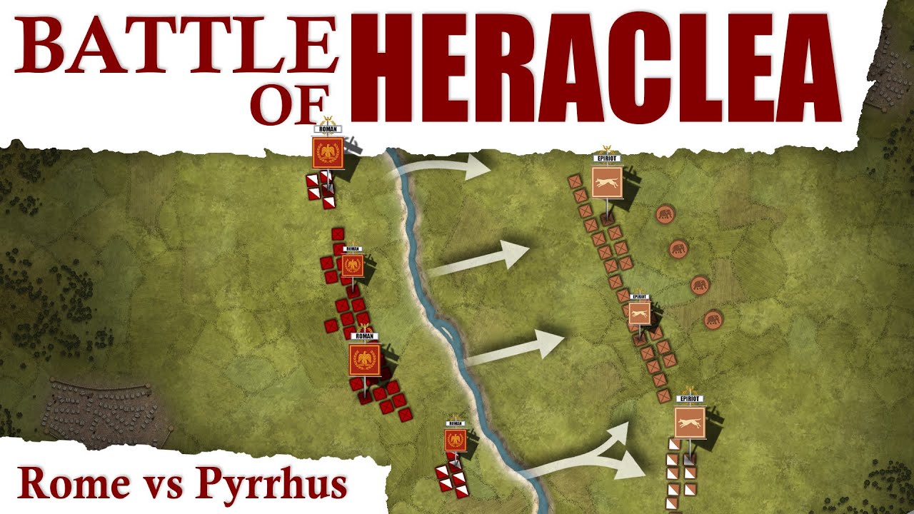 Pyrrhus' First Victory Against Rome - Battle of Heraclea | 280 BC | - YouTube