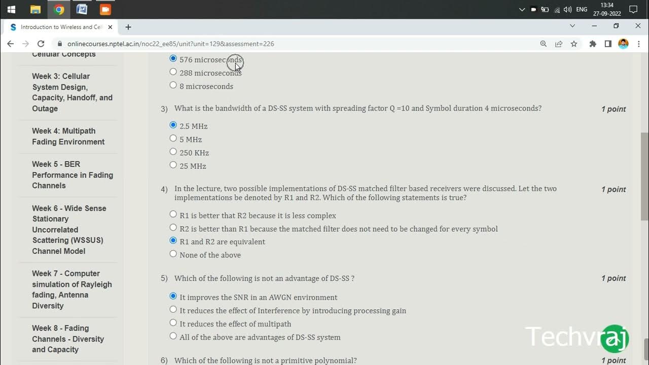 Introduction to Wireless and Cellular Communications, WEEK - 10, nptel ...