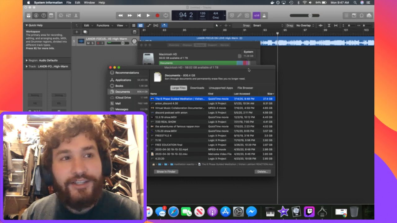 How to make Space on Mac Computer while editing videos - YouTube