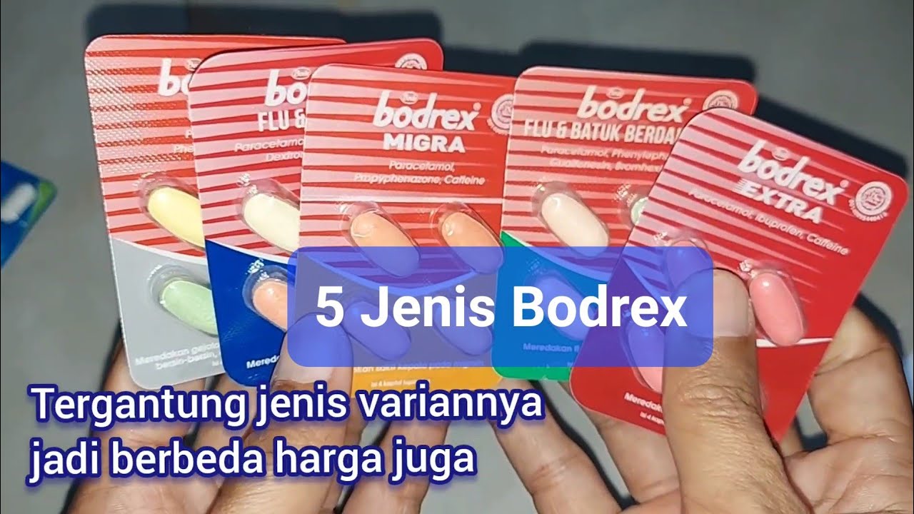 Review 5 Varian Bodrex | Bodrex Migra, Flu dan Batuk PE, Flu, Flu dan ...