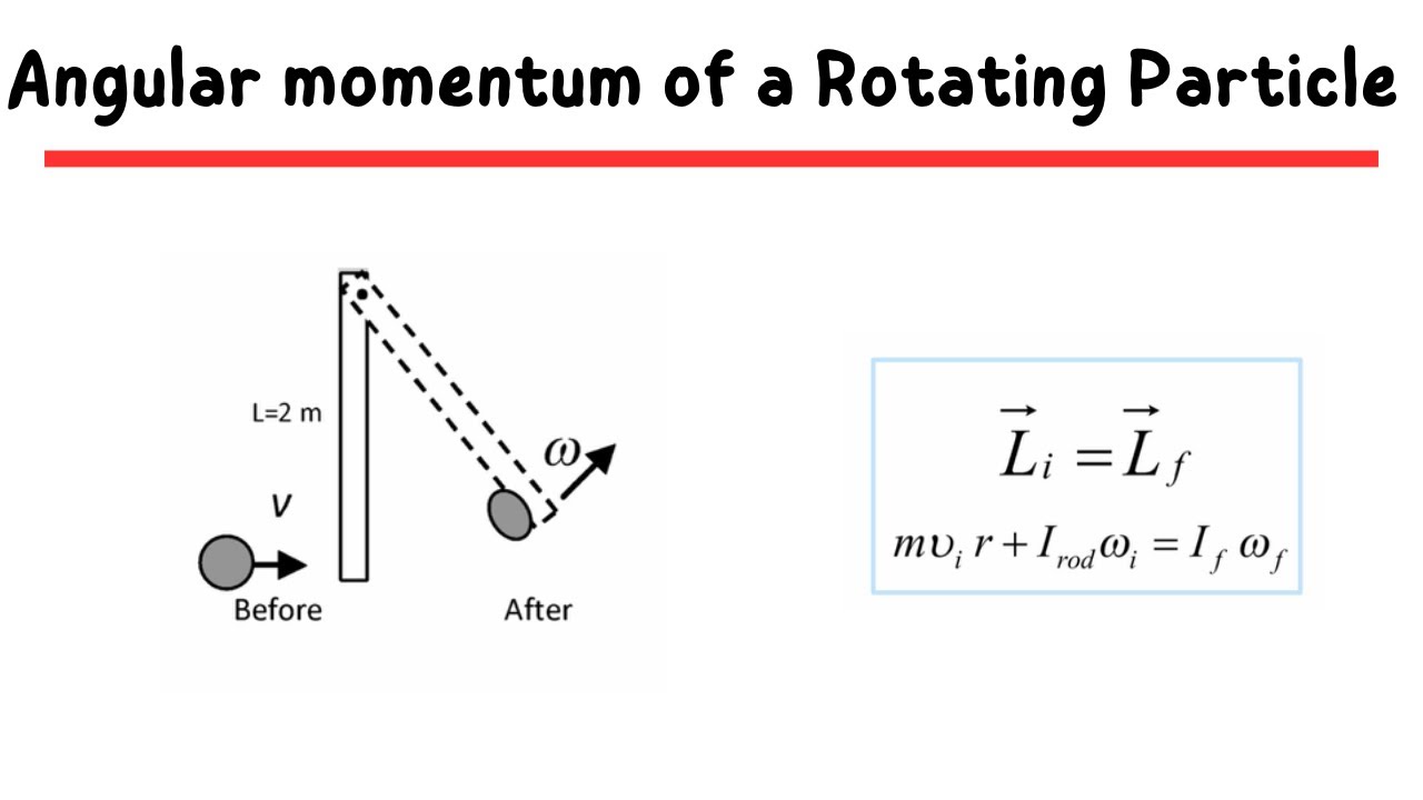 Angular momentum of a Rotating Particle | Physics - YouTube