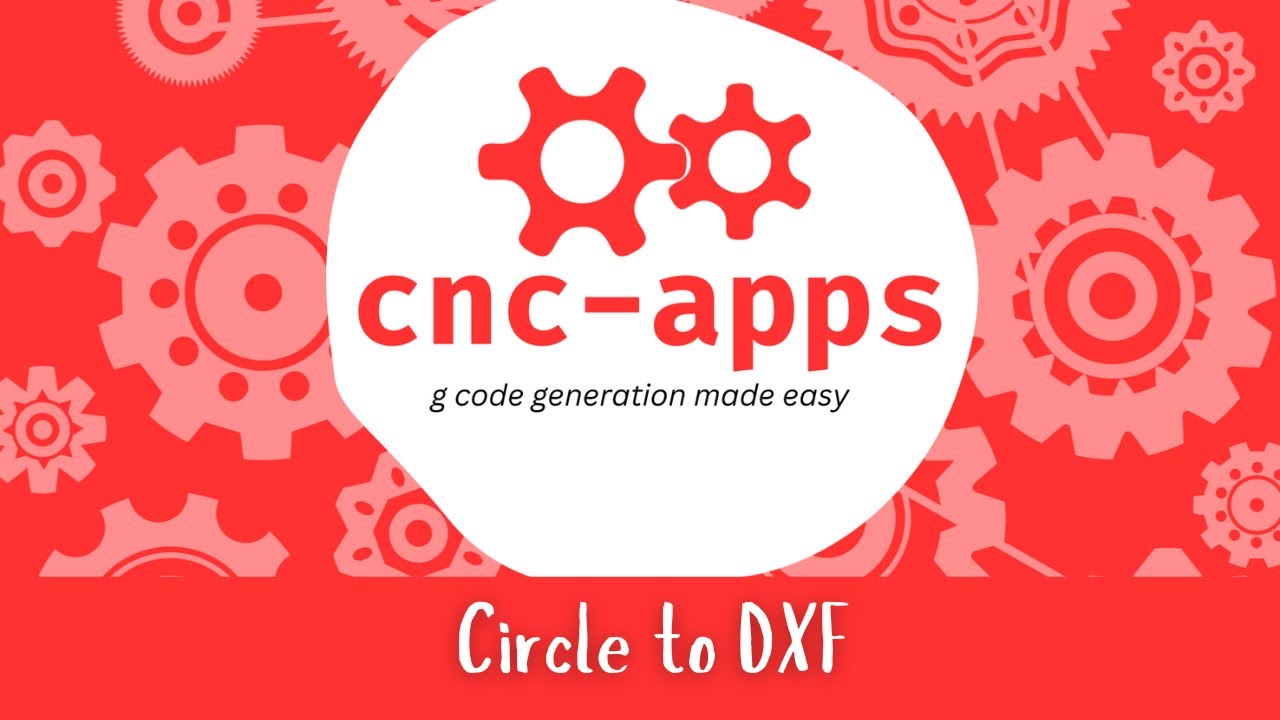Create a circle to DXF - YouTube