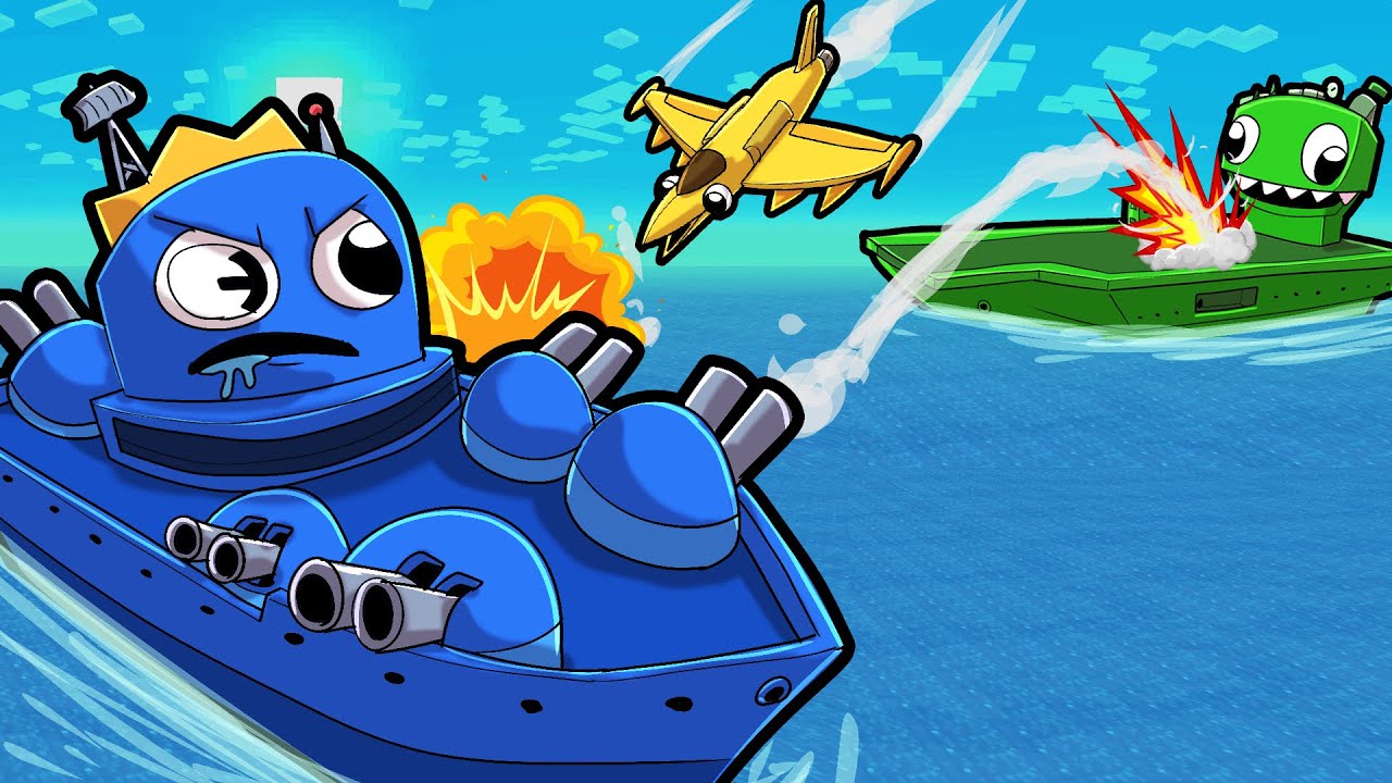 RAINBOW FRIEND BATTLESHIPS! - YouTube