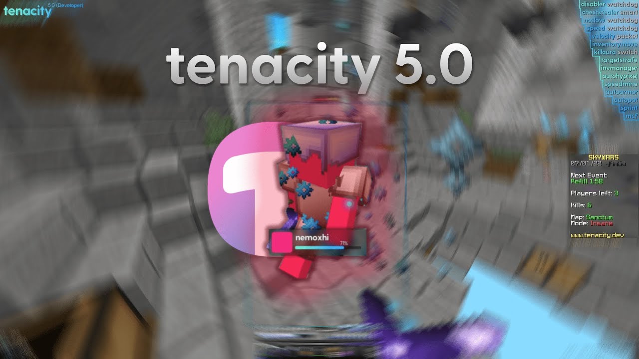 TENACITY 5.0 BETA! (Hacking on Hypixel) - YouTube