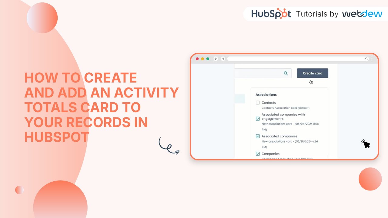 How to create and add an Activity Totals card to your records in ...