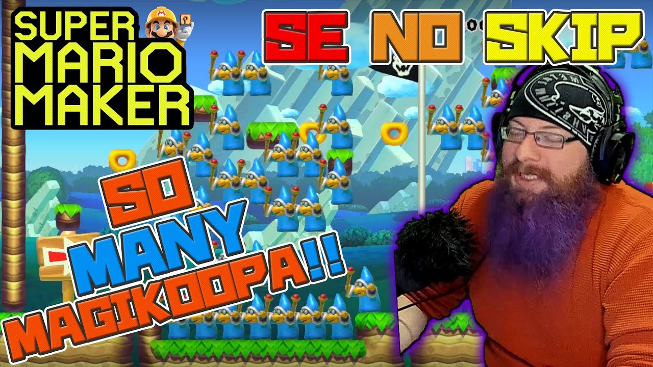 SO MANY MAGIKOOPA! - Super Mario Maker - Super Expert No Skip with ...