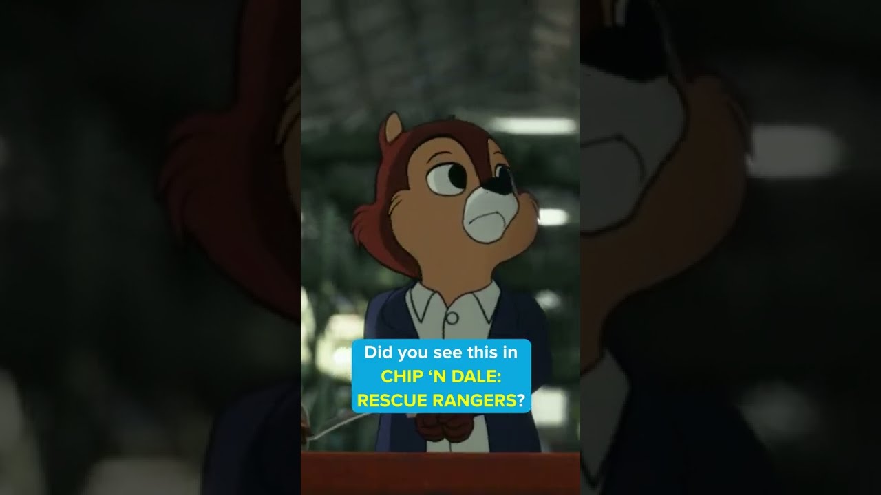 Did you see this in CHIP ‘N DALE: RESCUE RANGERS - YouTube
