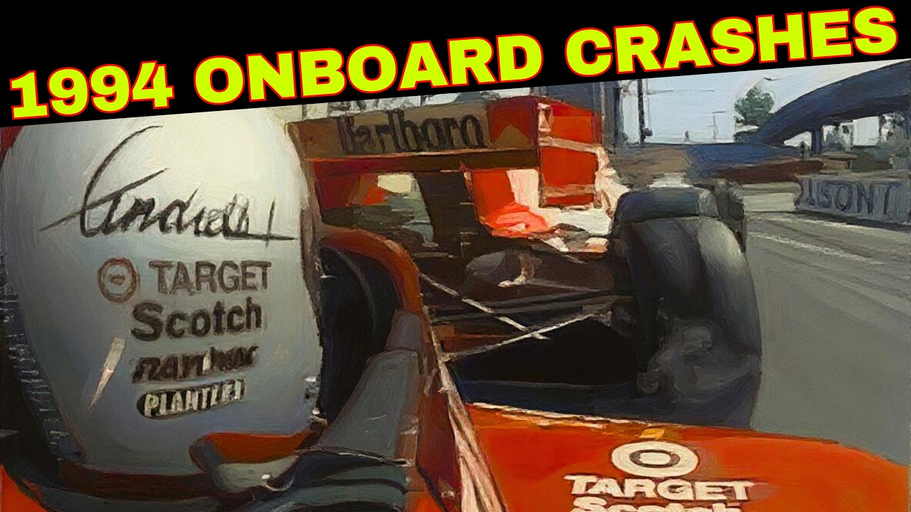 1994 CART Season - Every Onboard Crash + Incident - YouTube