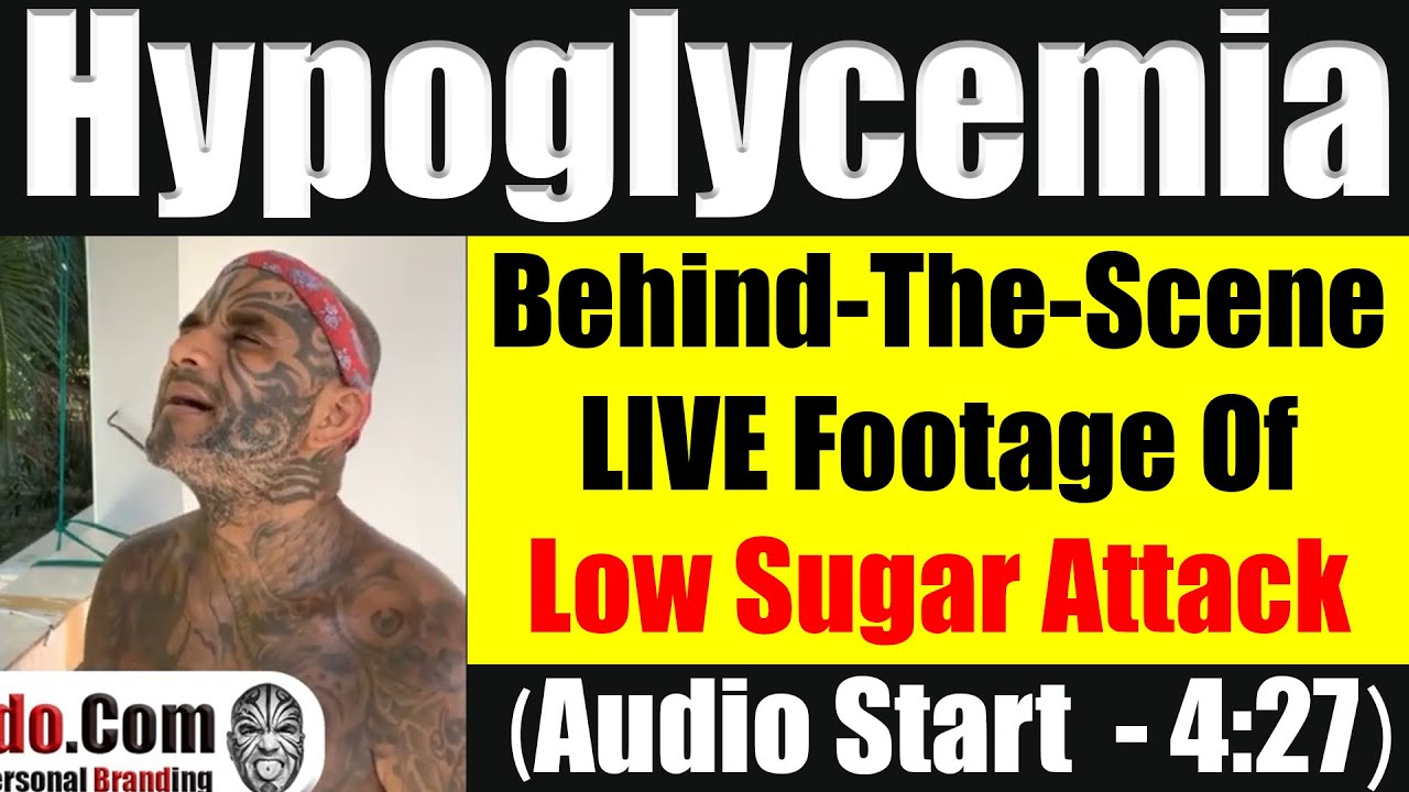 Video #3934 - Hypoglycemia Attack (2nd Sept 2020) Behind The Scene ...