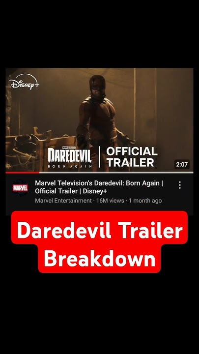 Daredevil: Born again Tralier Breakdown pt1 #marvel#mcu#marvelstudios#youtubeshorts#greenscreen ...