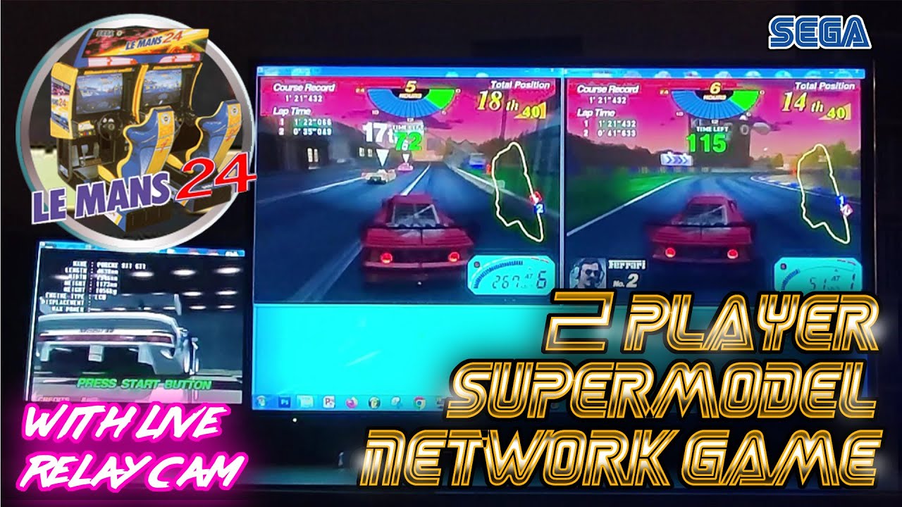 Sega Le Mans 24 - 2 Player Supermodel Network Game with 3rd Screen ...