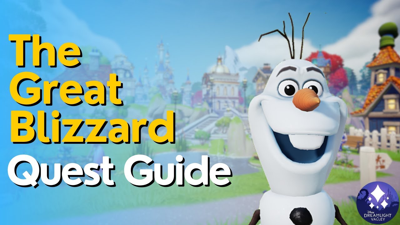 The Great Blizzard Quest Guide In Disney Dreamlight Valley - YouTube