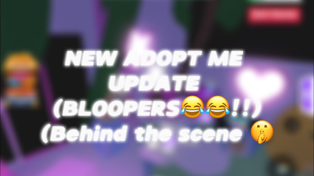 BEHIND THE SCENE NEW ADOPT ME UPDATE🤫!? - YouTube