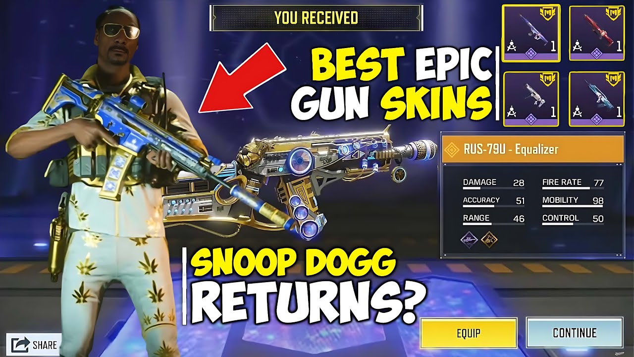 Snoop Dogg Returns? | Best Epic Skins In Season 7 | Summer Sale Next ...