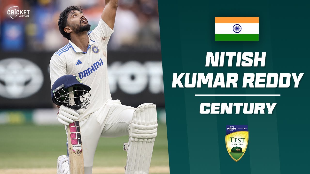 Nitish Kumar Reddy posts maiden Test century | Australia v India 2024 ...