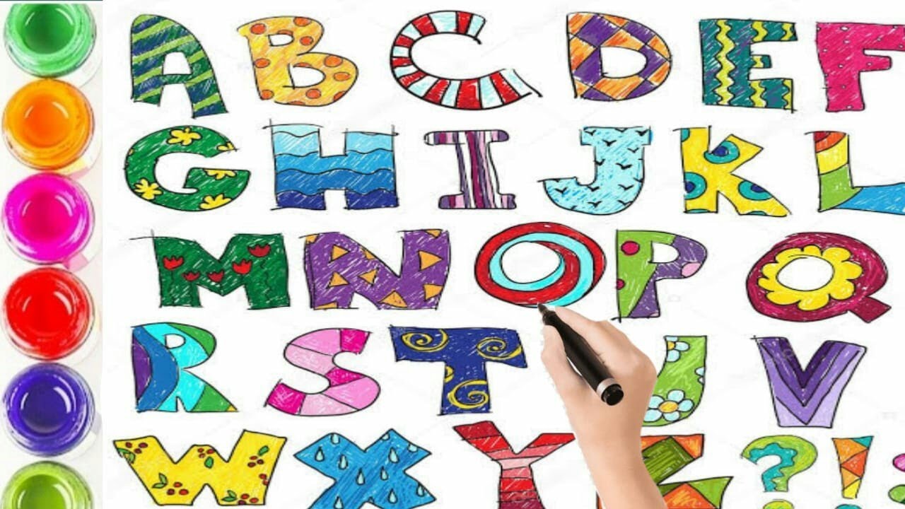 abcd Alphabets draw | abc alphabet learning for kids | abc songs - YouTube