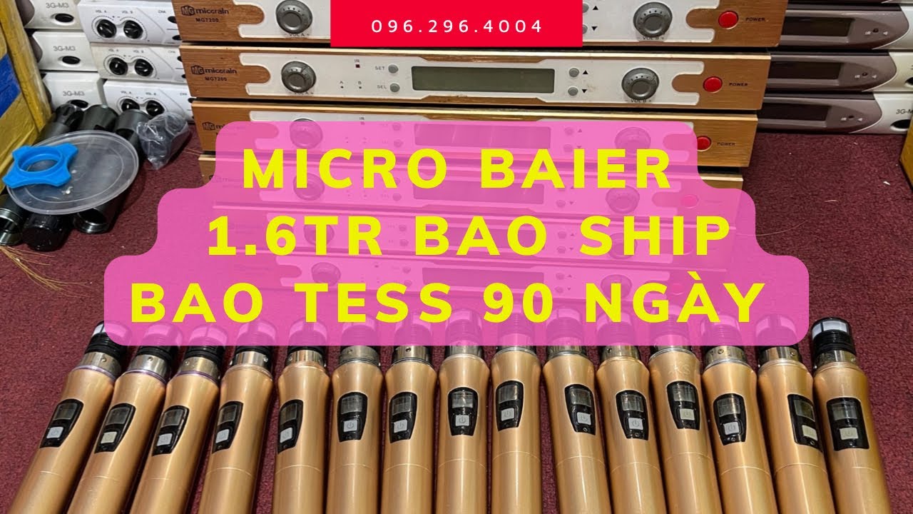Micro baier 1.6 tr bao ship,bao tess 90 ngày lỗi là đổi lh: 096.296. ...