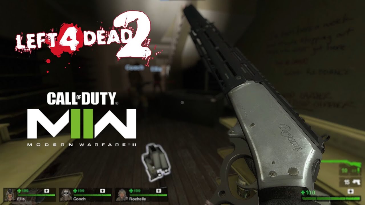 left 4 dead 2 x MW22 LOCKWOOD MK2(SPAS12) - YouTube