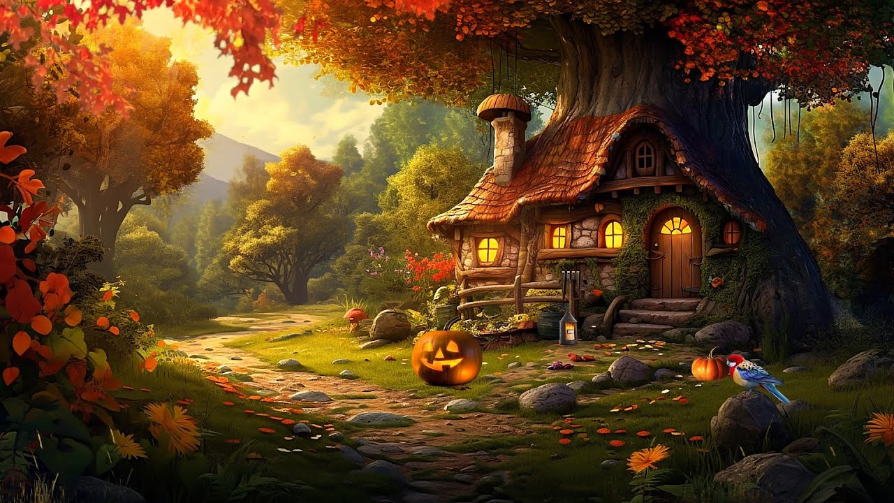 " Enchanted Autumn Forest " by Dreamy Ambience, Fall Music, Peaceful ...