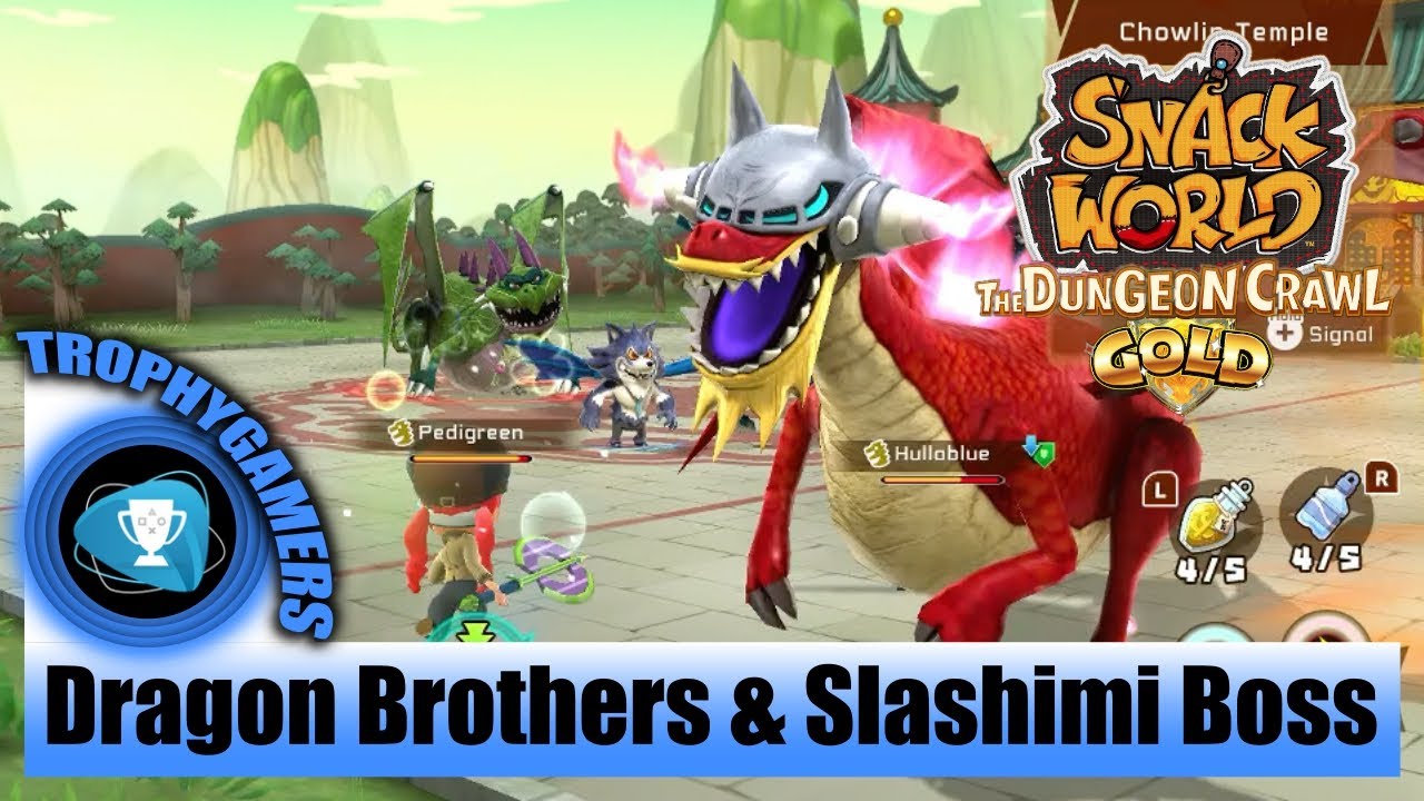 Snack World The Dungeon Crawl Gold - Chowlin Training - Beat The Dragon ...