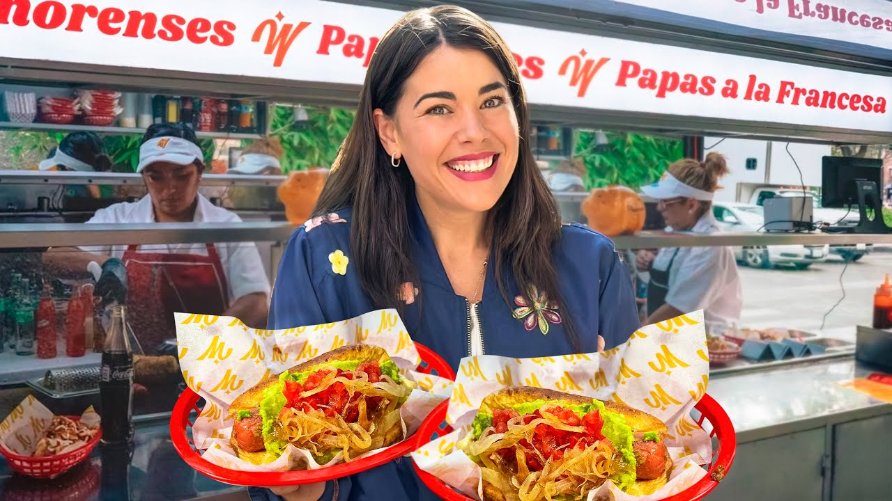 ¡HOT DOGS GIGANTES estilo SONORA! 😱 Jugosos, con TODO y más... - YouTube