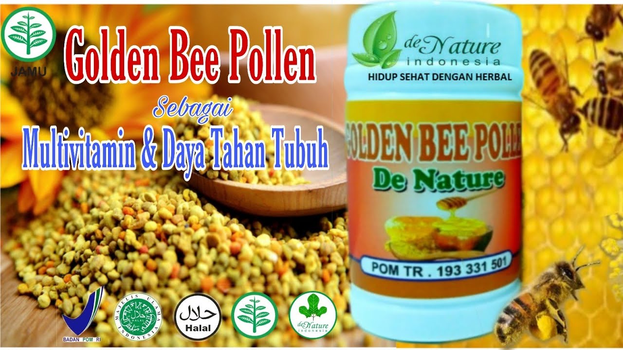 GOLDEN BEE POLLEN - DeNature Indonesia / Multivitamin & Daya Tahan ...