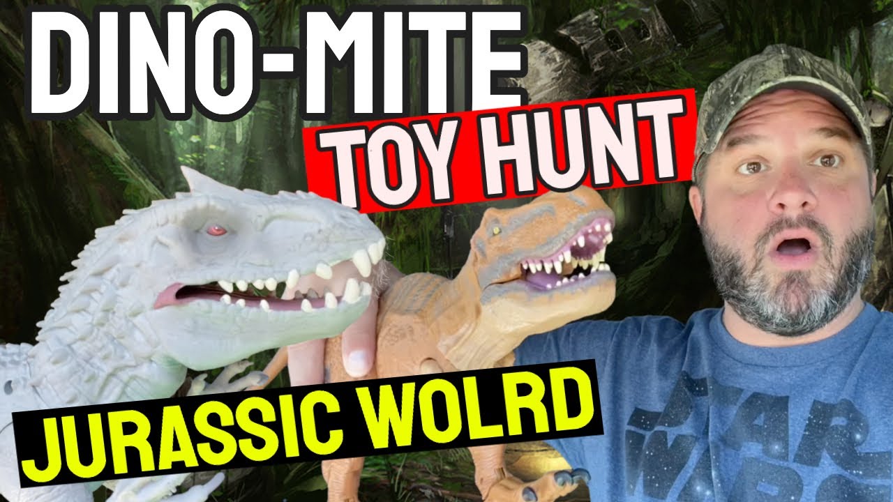 DINO-mite Toy Hunt! Jurassic World / Jurassic Park - YouTube