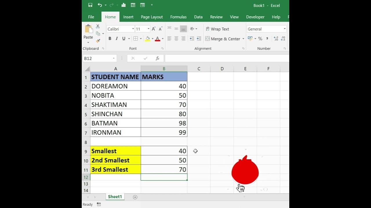 SMALL Function In Excel Find 1st 2nd 3rd Smallest Value In Excel shorts Excelhurdles YouTube small-function-in-excel-find-1st-2nd-3rd-smallest-value-in-excel-shorts-excelhurdles-youtube