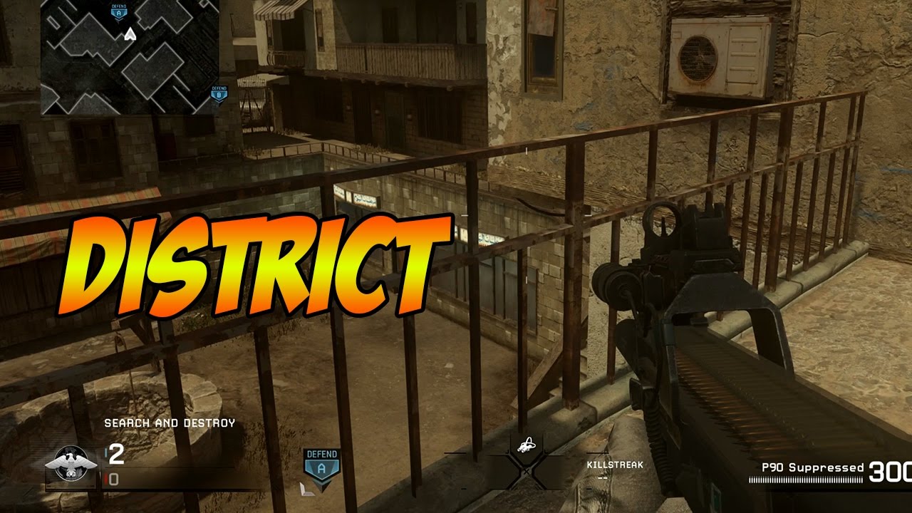 CoD 4: Remastered GB God Spots - District (MWR) - YouTube